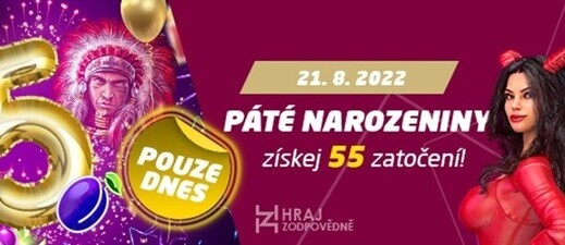 SYNOT TIP slaví 5. narozeniny s free spiny a dotovaným turnajem ...